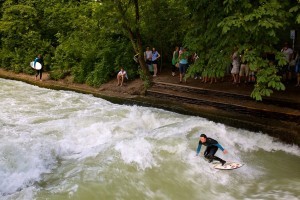 River Surfing in Munich Germany, A Landlocked City - cherylhoward.com