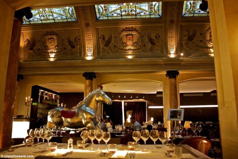 Queen For A Day At Belga Queen Restaurant in Brussels.