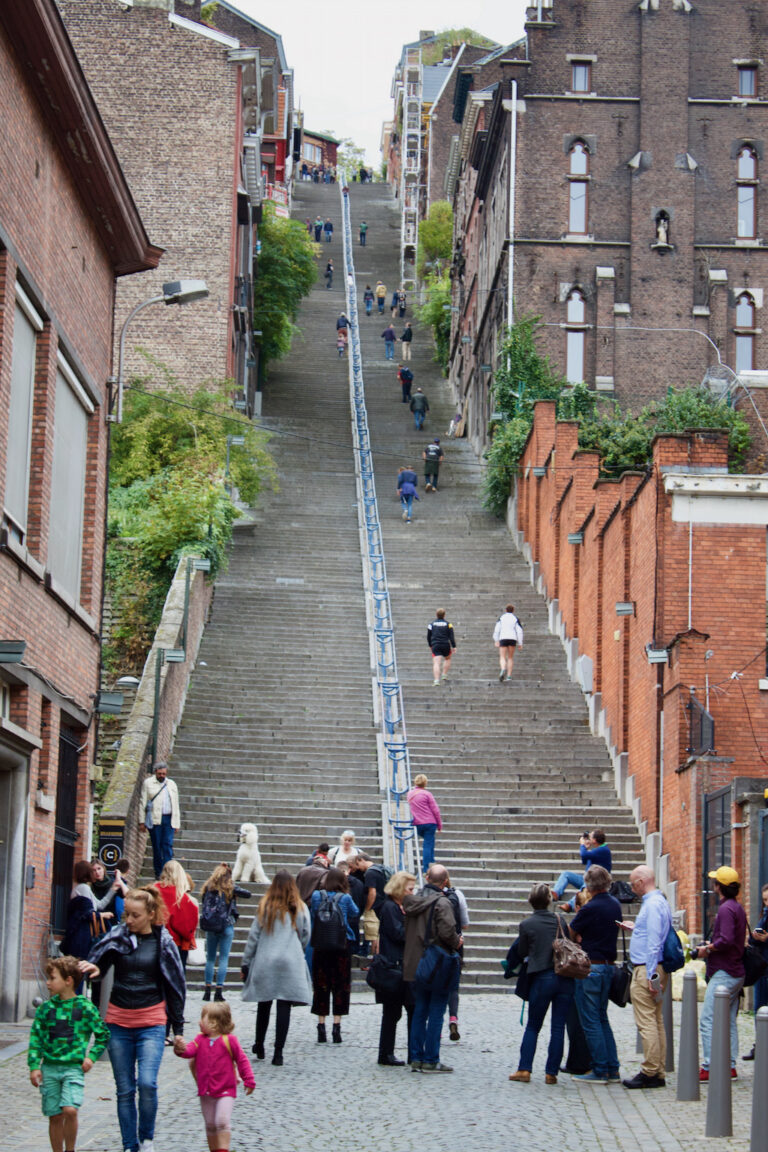 An Extreme Staircase, The Montagne De Bueren In Liège